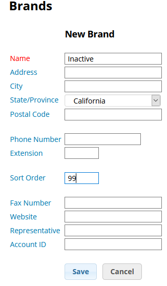 Inactivating Products